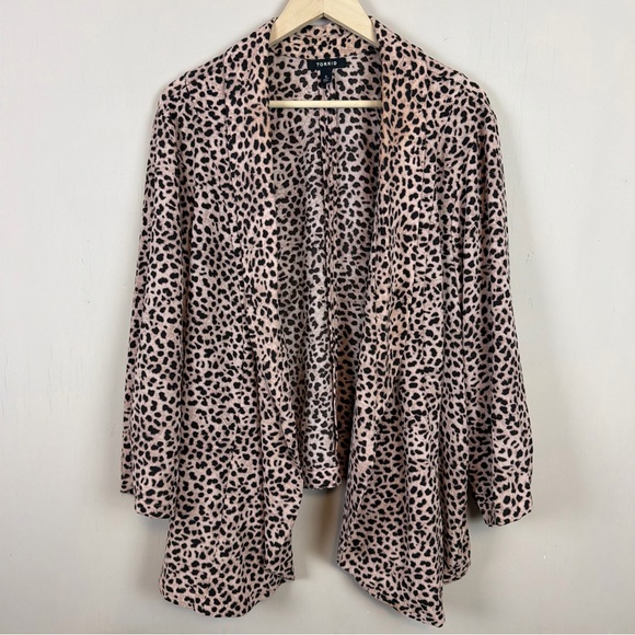 torrid | Sweaters | Torrid Leopard Print Open Front Cardigan 5 ...